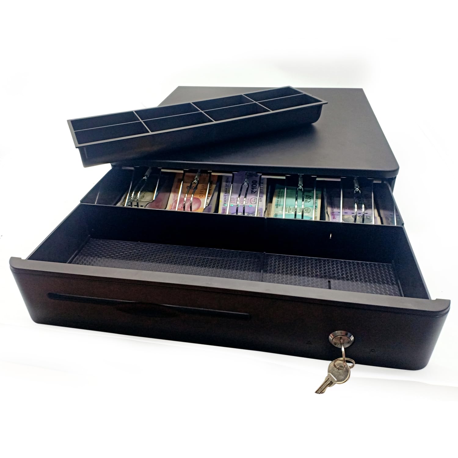 SG-Mart Heavy Duty Electronic & Manual Cash Drawer | Metal POS Cash Box ...