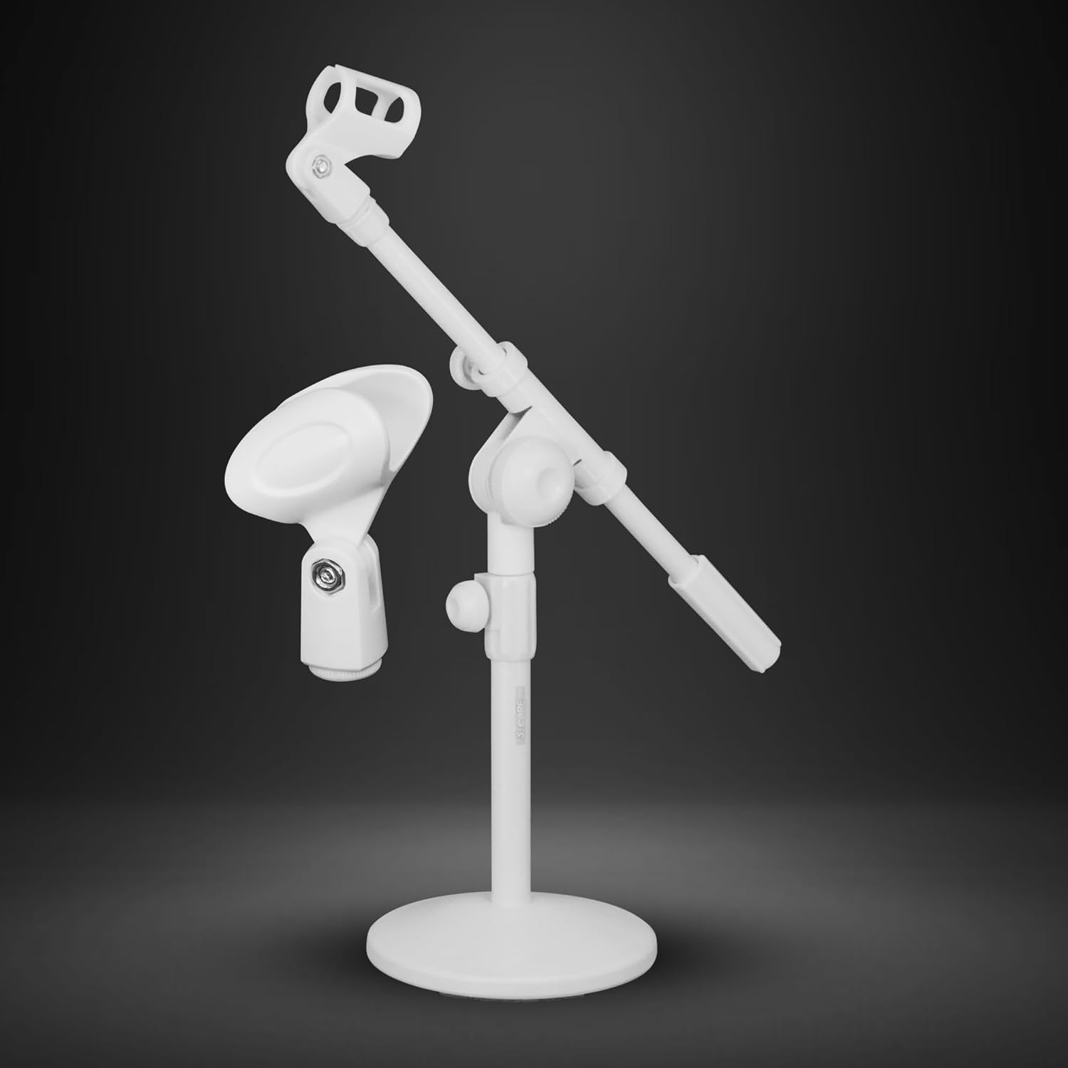 Amazon.com: 5 Core Desk Microphone Stand White • Adjustable Height ...