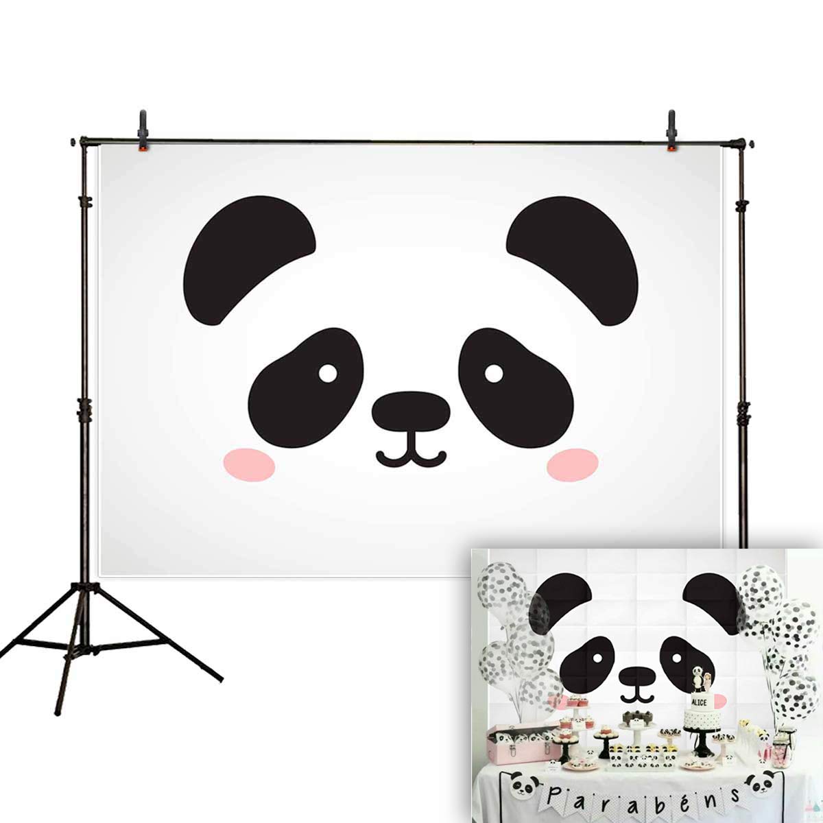 Allenjoy 7x5ft Giant Panda Backdrop Girl or Boy Gender Neutral Baby ...