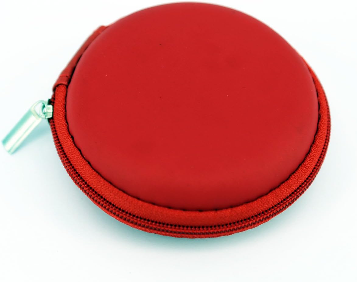 Amazon.com: Earphone Case,Pu Leather Carrying Case With Inner Pocket ...