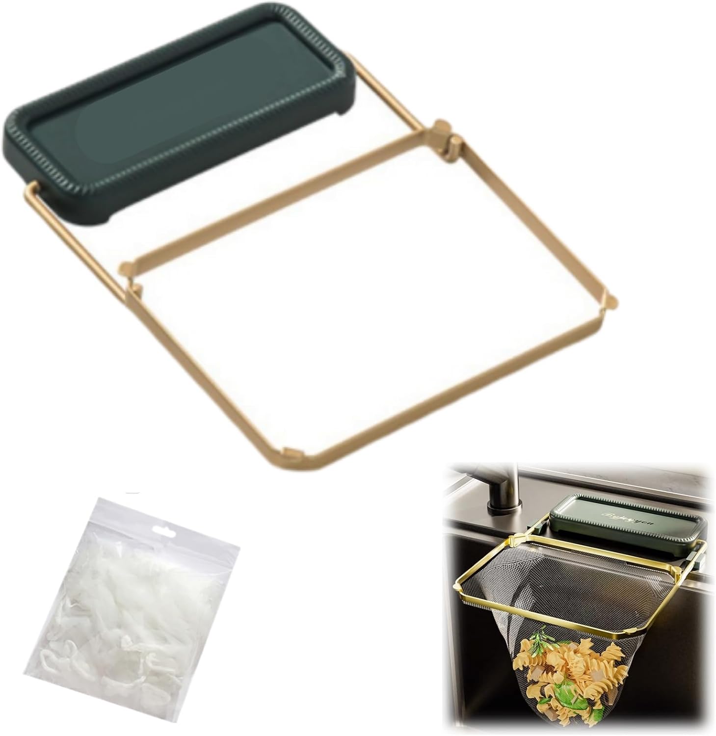 Meshmate Waste Rack, Sink Drain Strainer Basket for Food Waste, No ...