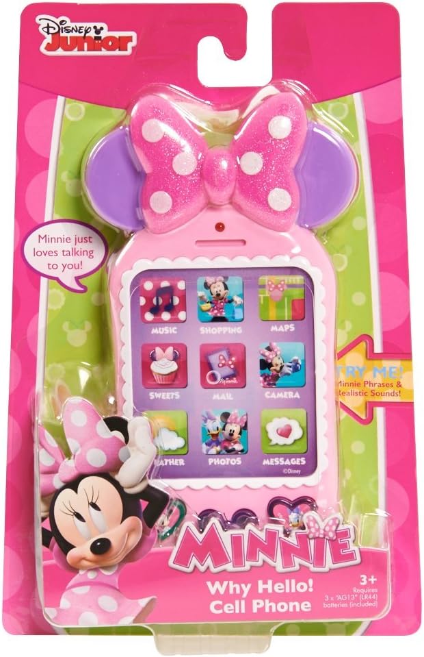 Amazon.com: Disney Minnie Why Hello There Cell Phone : Toys & Games
