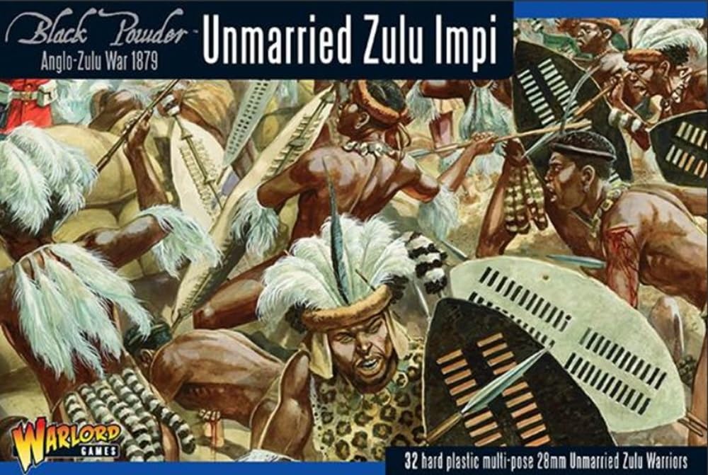 Amazon.com: Warlord Black Powder Anglo-Zulu War Unmarried Zulu Impi ...