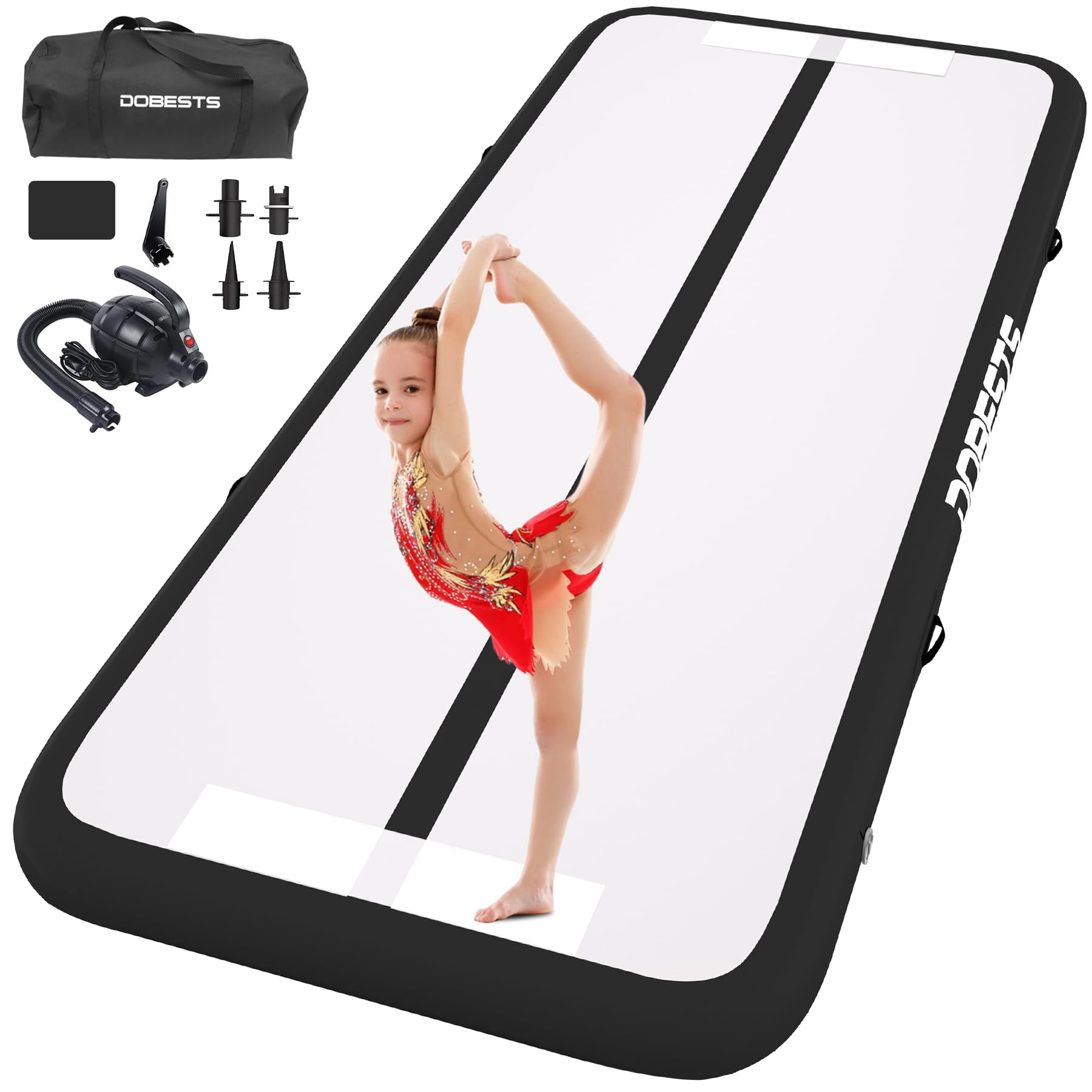 Snapklik.com : DOBESTS Gymnastics Mat Inflatable Tumble Track Tumbling ...