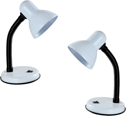 Pack of 2 - Classic Desk Lamp with a Versatile Flexible Neck, and ...