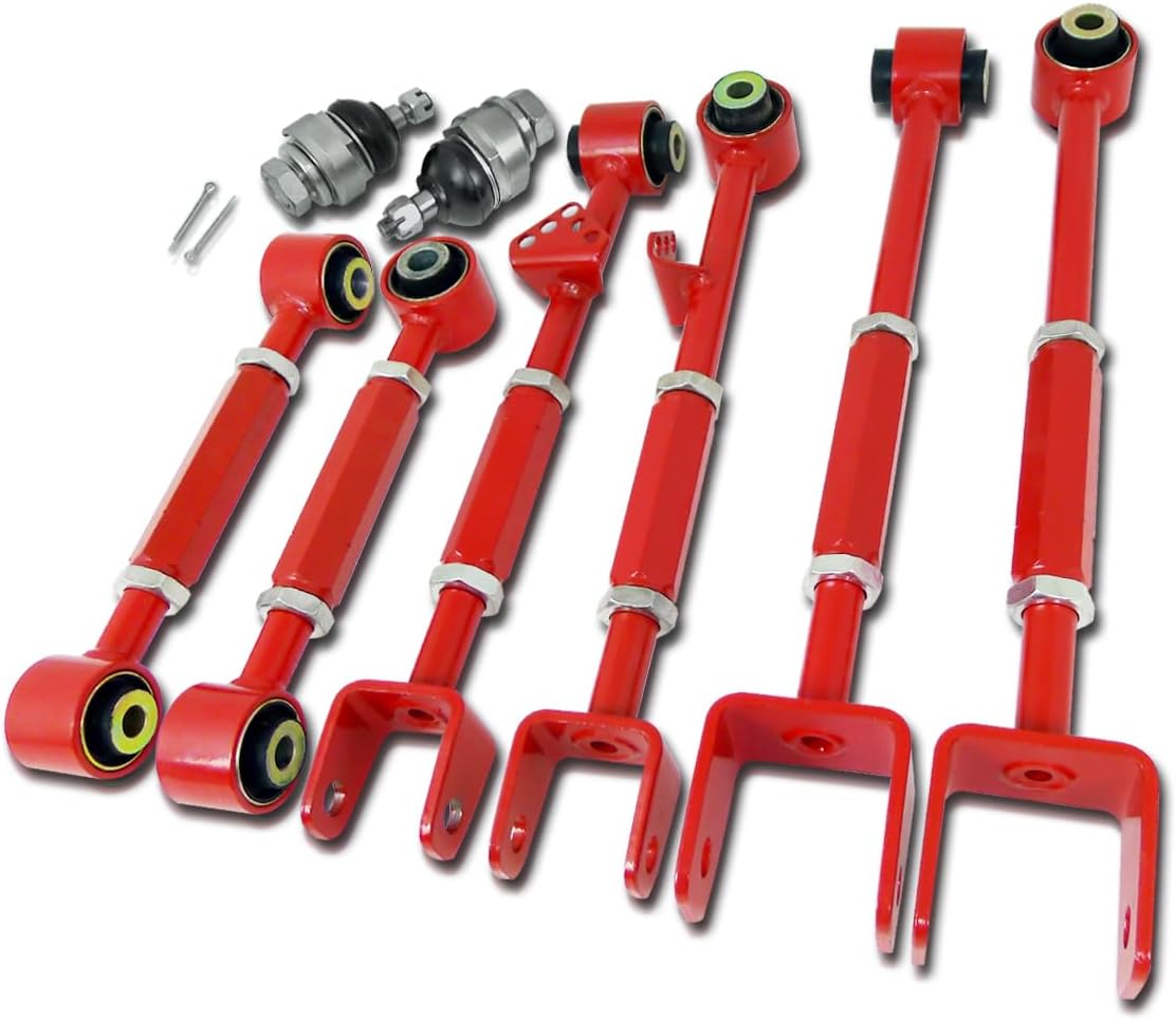 Amazon.com: 2-Pack Adjustable Rear Alignment Camber Arm Kit Compatible ...