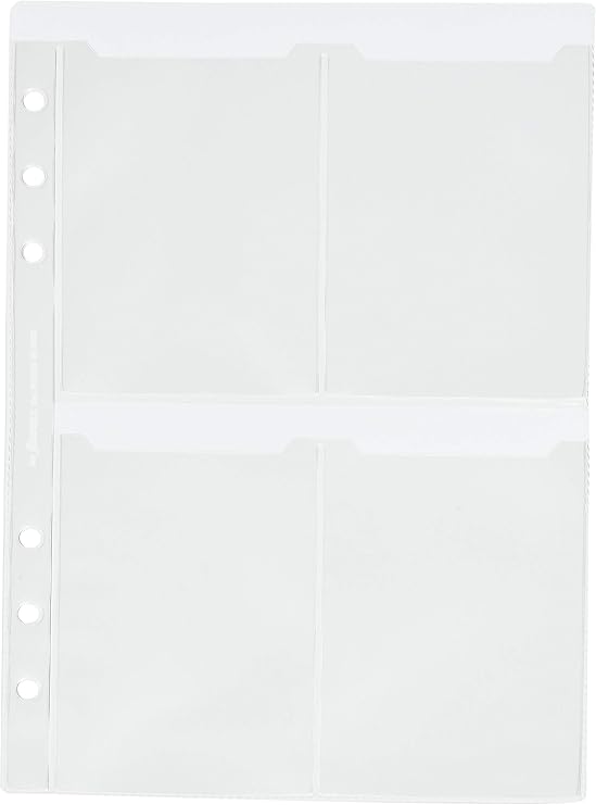 Filofax A5 Business Card Holder Double Sided : Amazon.co.uk: Stationery ...