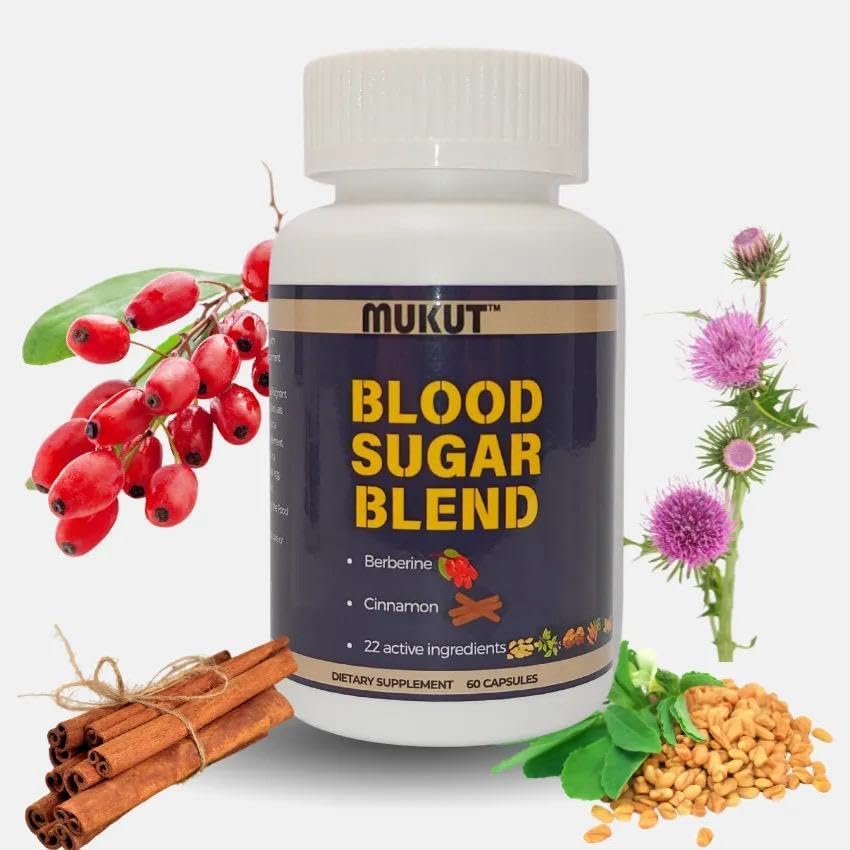 Amazon.com: Blood Sugar Blend - with - Ashwagandha, Alpha Lipoic Acid, Bitter Melon, Berberine ...