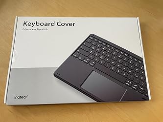 Amazon.com: Inateck Bluetooth Keyboard with Touchpad, Ultra-Light&Silm ...