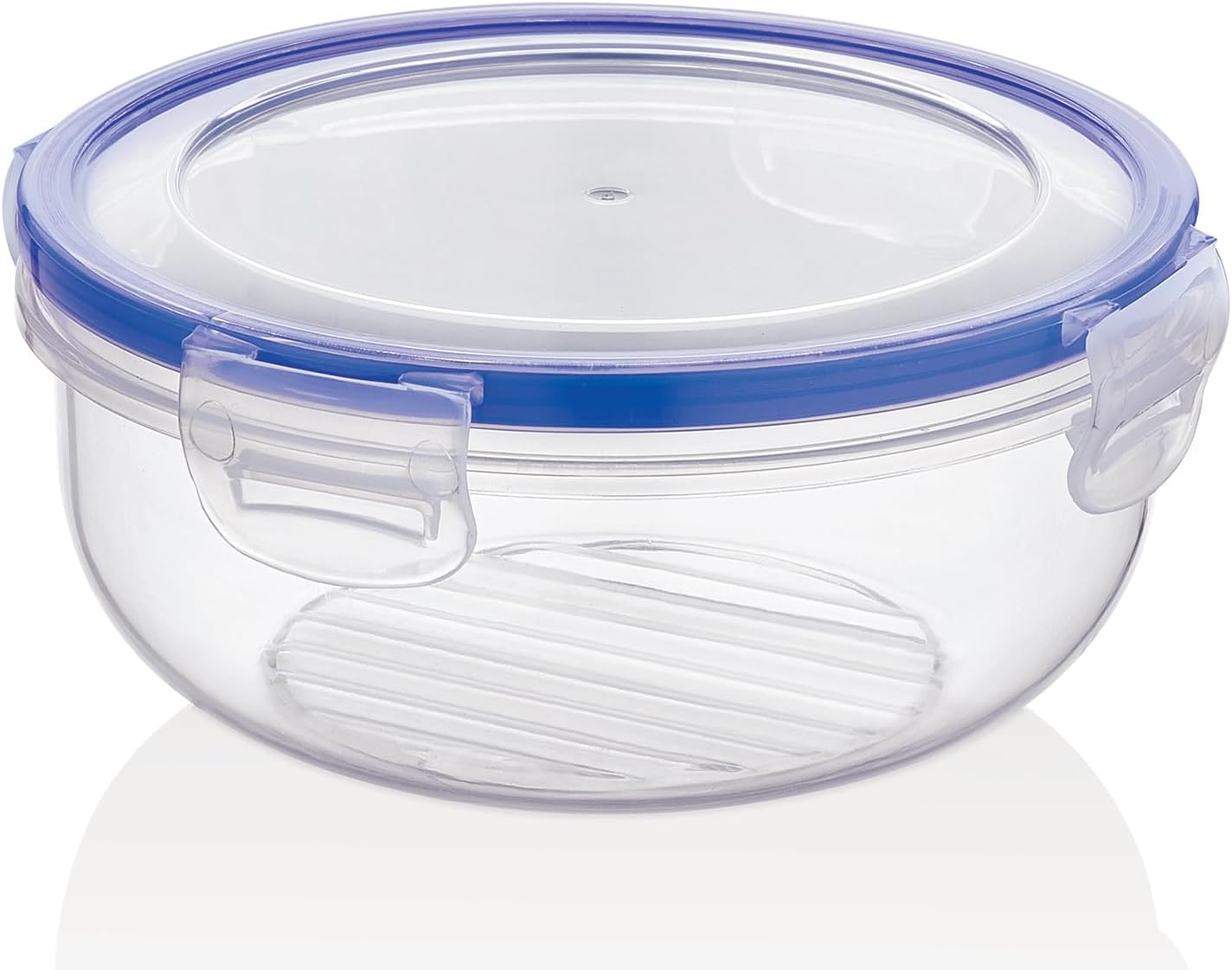 Best House | Small Plastic Storage Box | Round Food Container with Lids ...