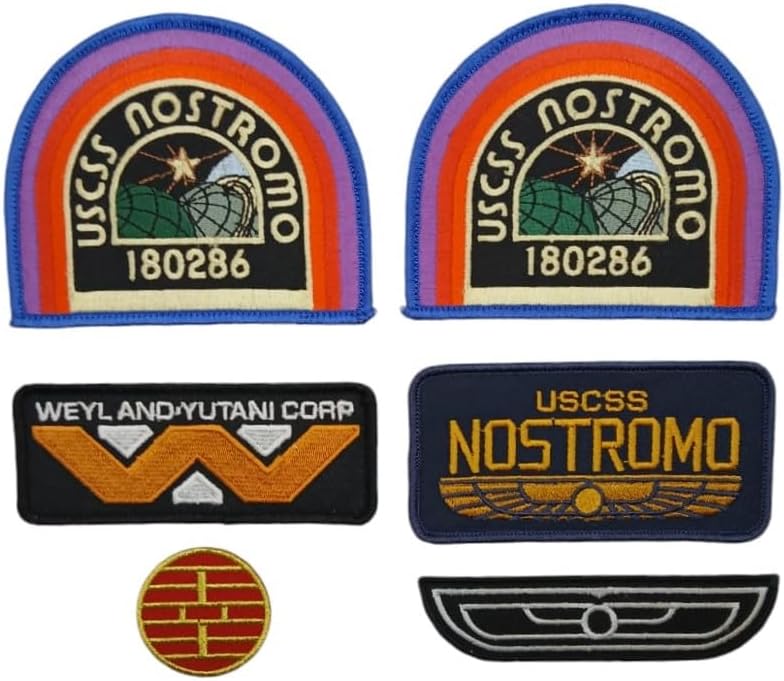 Amazon.com: Alien U.S.C.S.S. Nostromo Flight Wings Weyland Yutani Patch ...