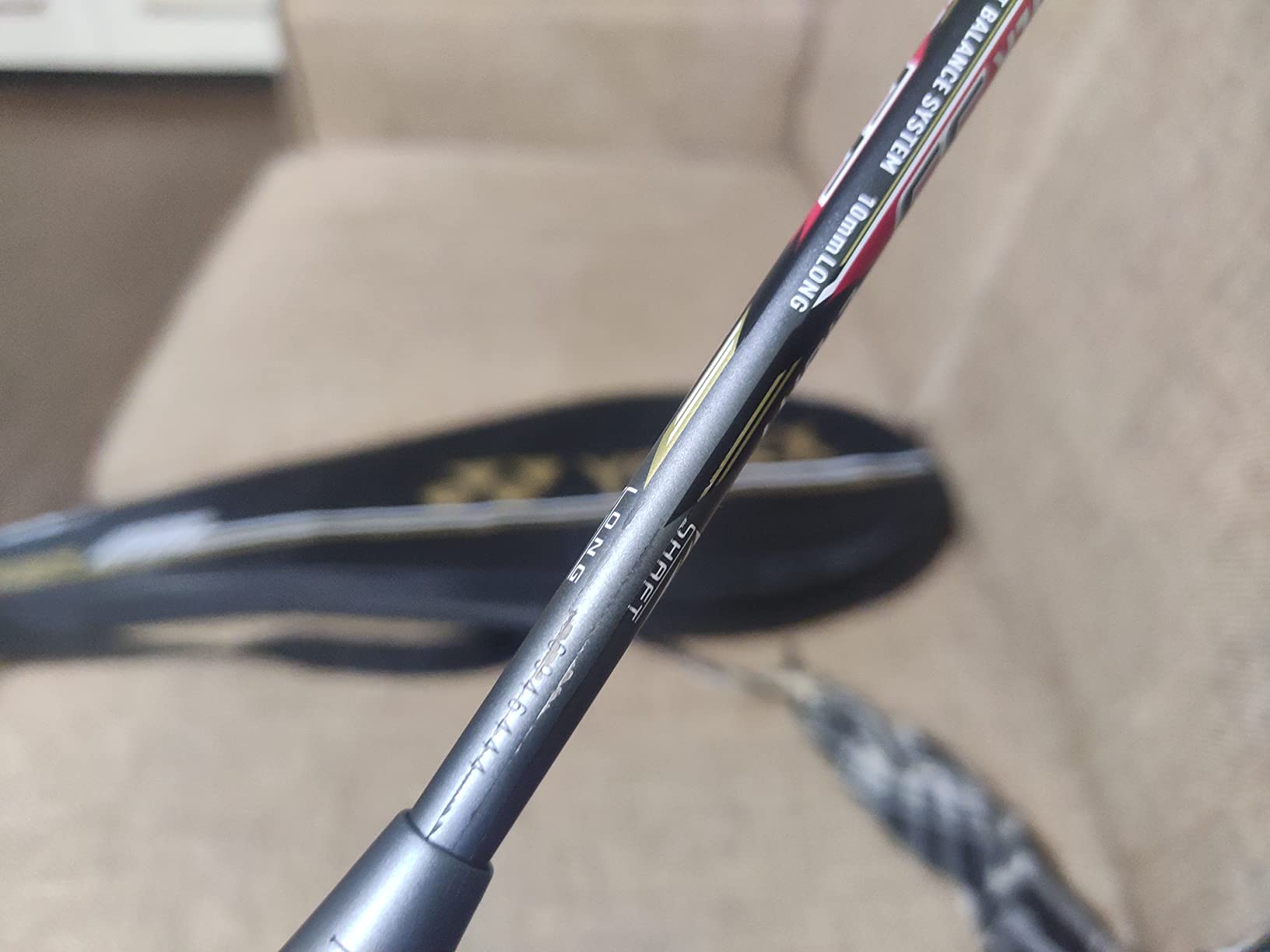 Buy Yonex Muscle Power 55 Badminton Racquet with Cover (Light Grey ...