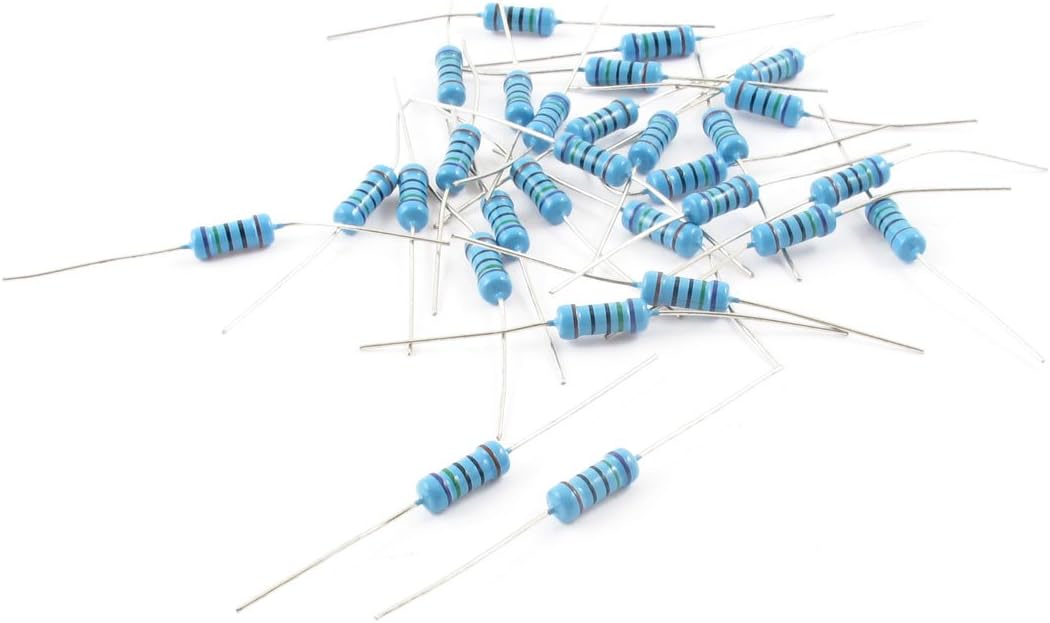 Amazon.com: 30 Pcs 1W 1% Tolerance 750 Ohm Through Hole axia-l Lead ...