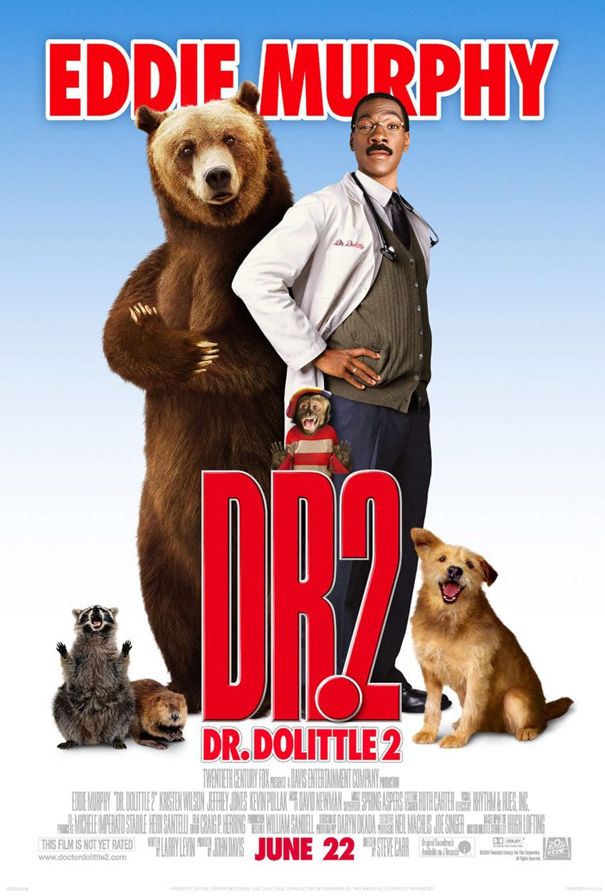 Amazon.com: DOCTOR DR. DOLITTLE 2 MOVIE POSTER 2 Sided ORIGINAL FINAL ...