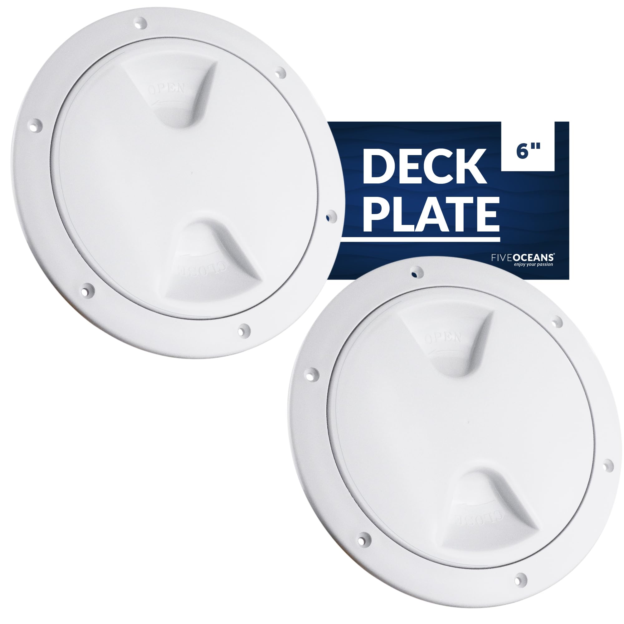 Snapklik.com : Five Oceans 6 Boat Hatch, 2-Pack Marine Access Hatch ...