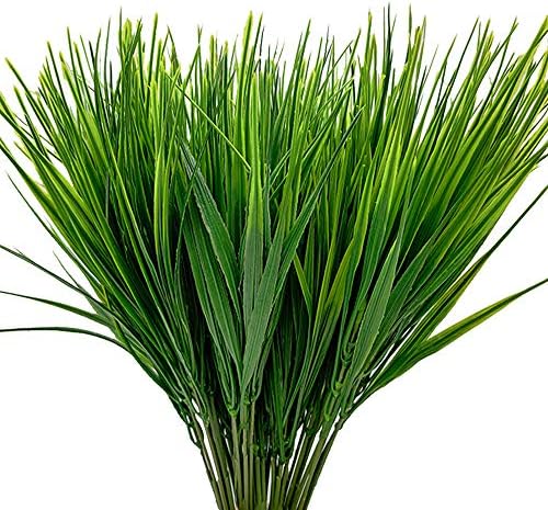 Aisamco 1 Piece Artificial Decorative Grass Green Pot Fake Artificial ...
