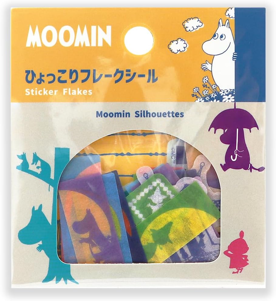 Amazon.com: World Craft Moomin Seal Flake Seal Silhouette MOFS-008 ...