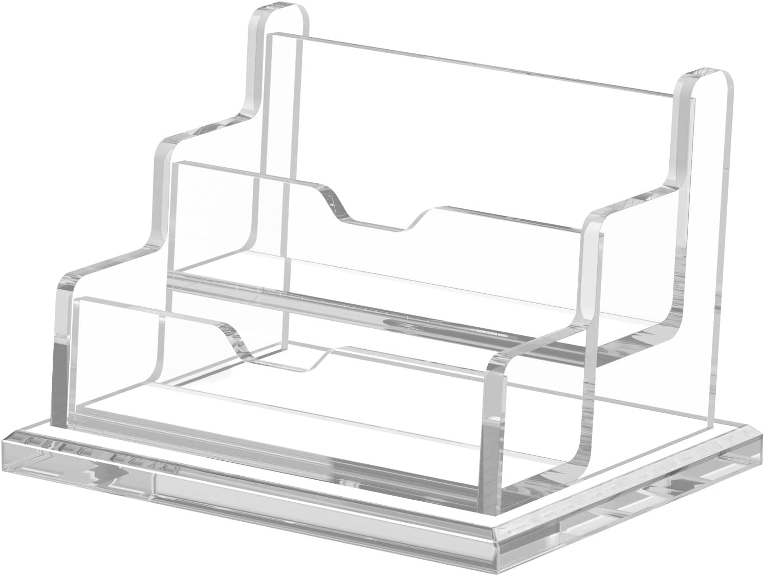 Amazon.com: Acrylic Card Holder Clear Horizontal Business Card ...