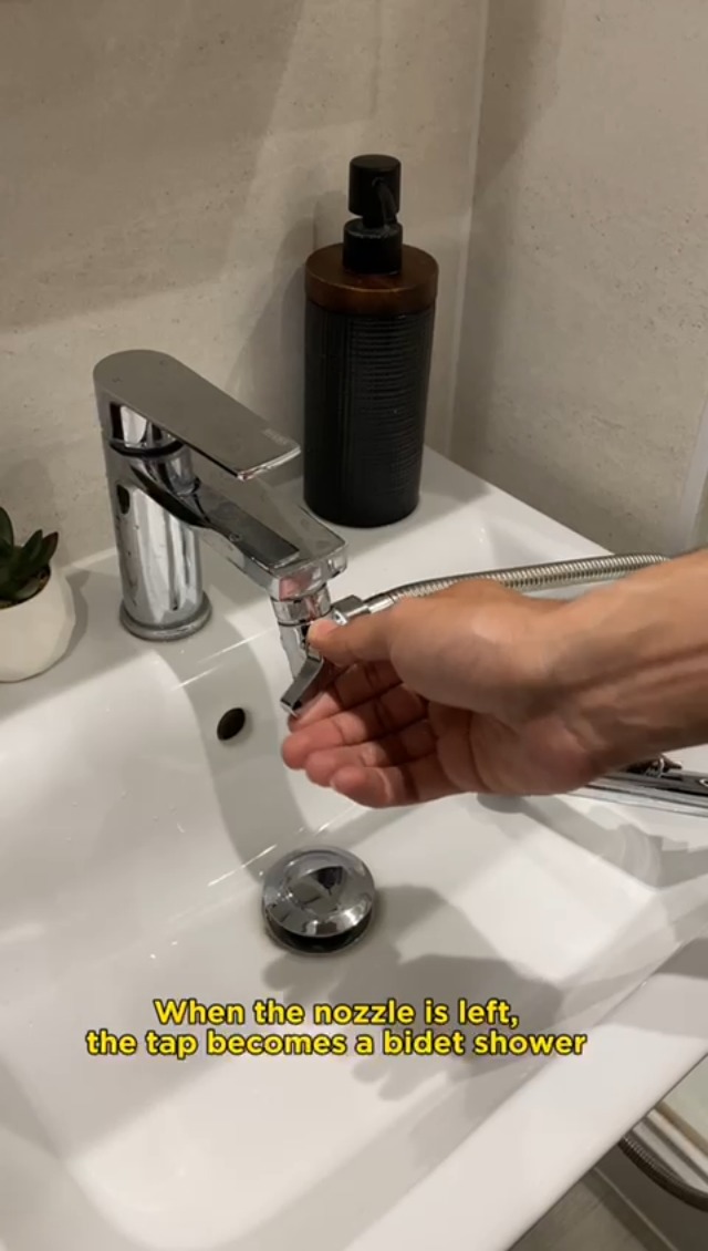 Muslim Shower (no drilling and easily replacable)