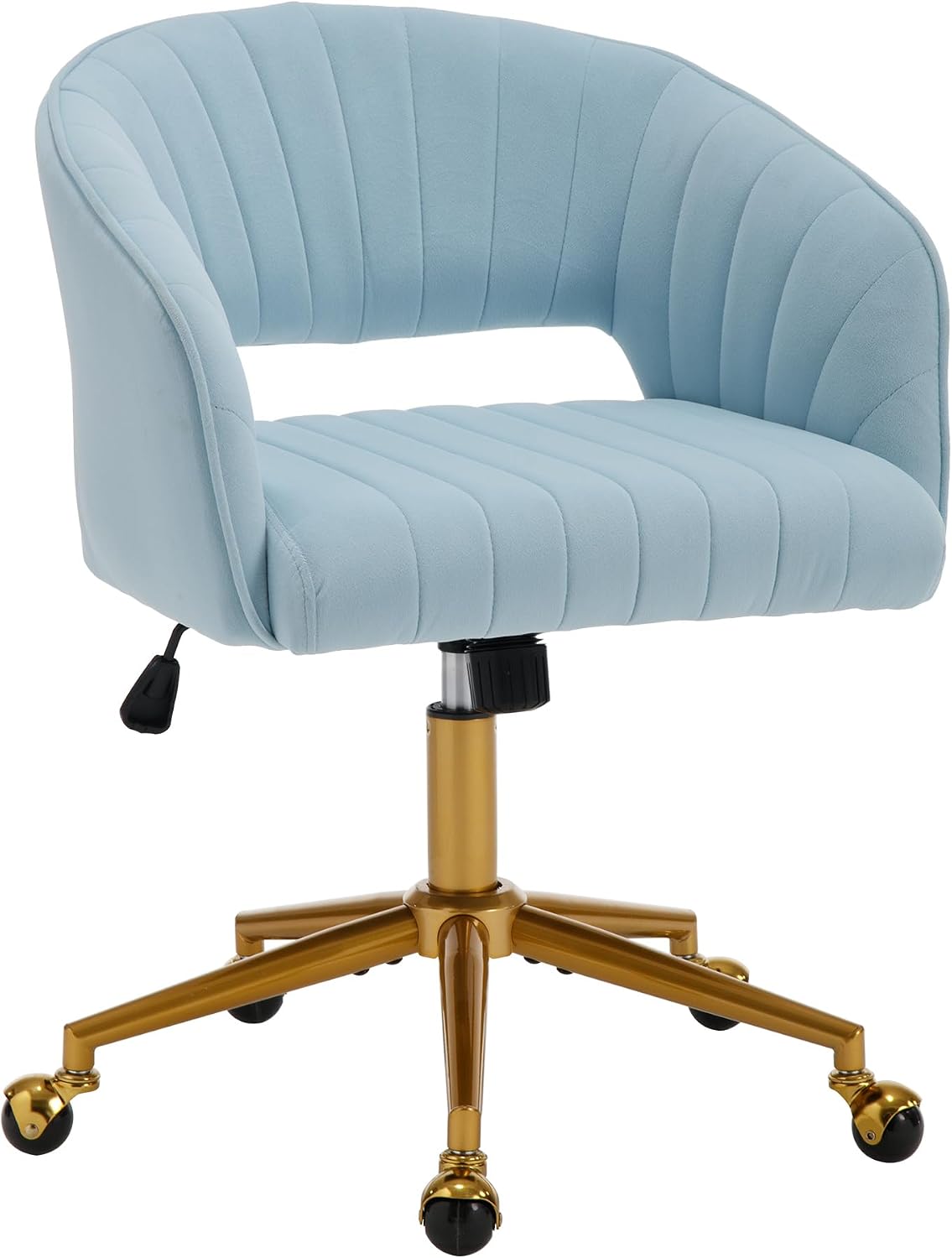 Amazon.com: Homedraft Home Office Swivel Desk Chair, Modern Velvet Desk ...