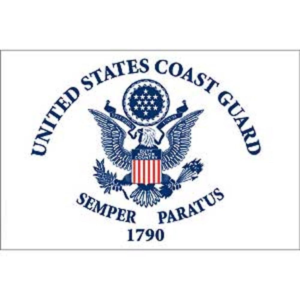 Amazon.com : United States Coast Guard Semper Paratus 1790 Flag On ...