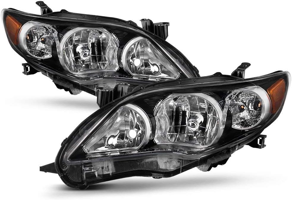 Amazon.com: VIPMOTOZ Black Housing OE-Style Headlight Headlamp Assembly ...