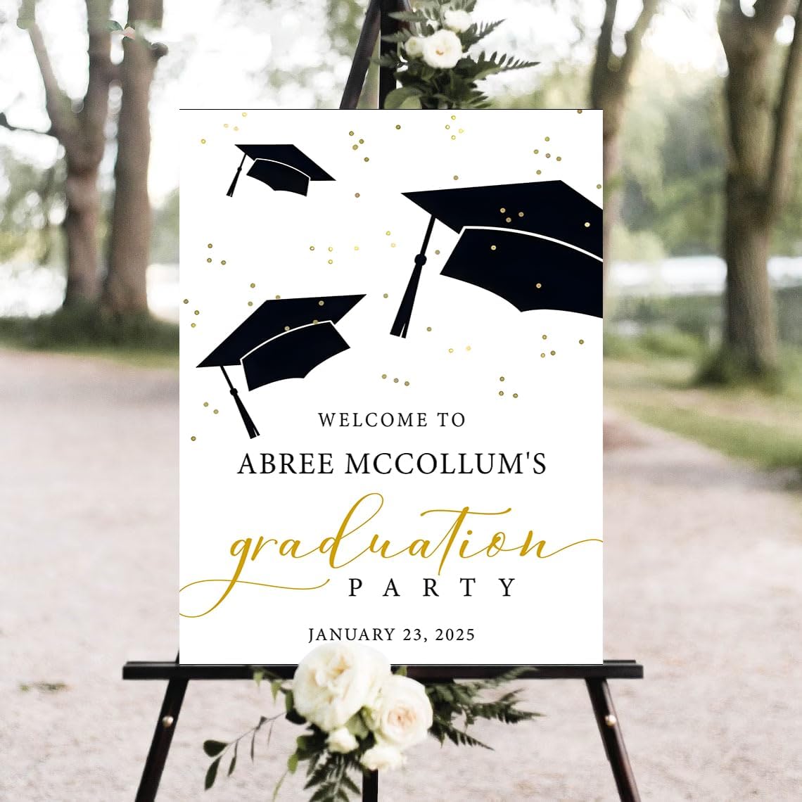 Amazon.com : KOLSTRAW Personalized Welcome To Graduation Party Yard ...