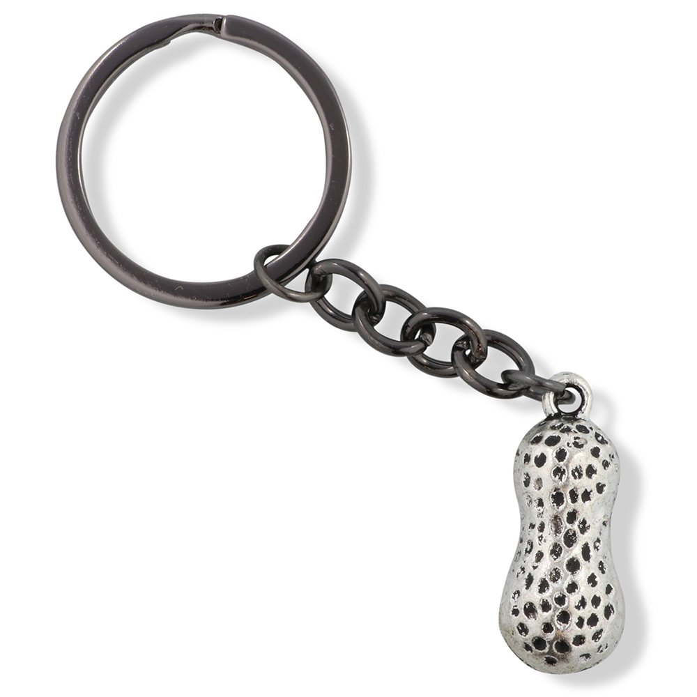 Amazon.com: Emerald Park Jewelry Peanut Keychain : Clothing, Shoes ...