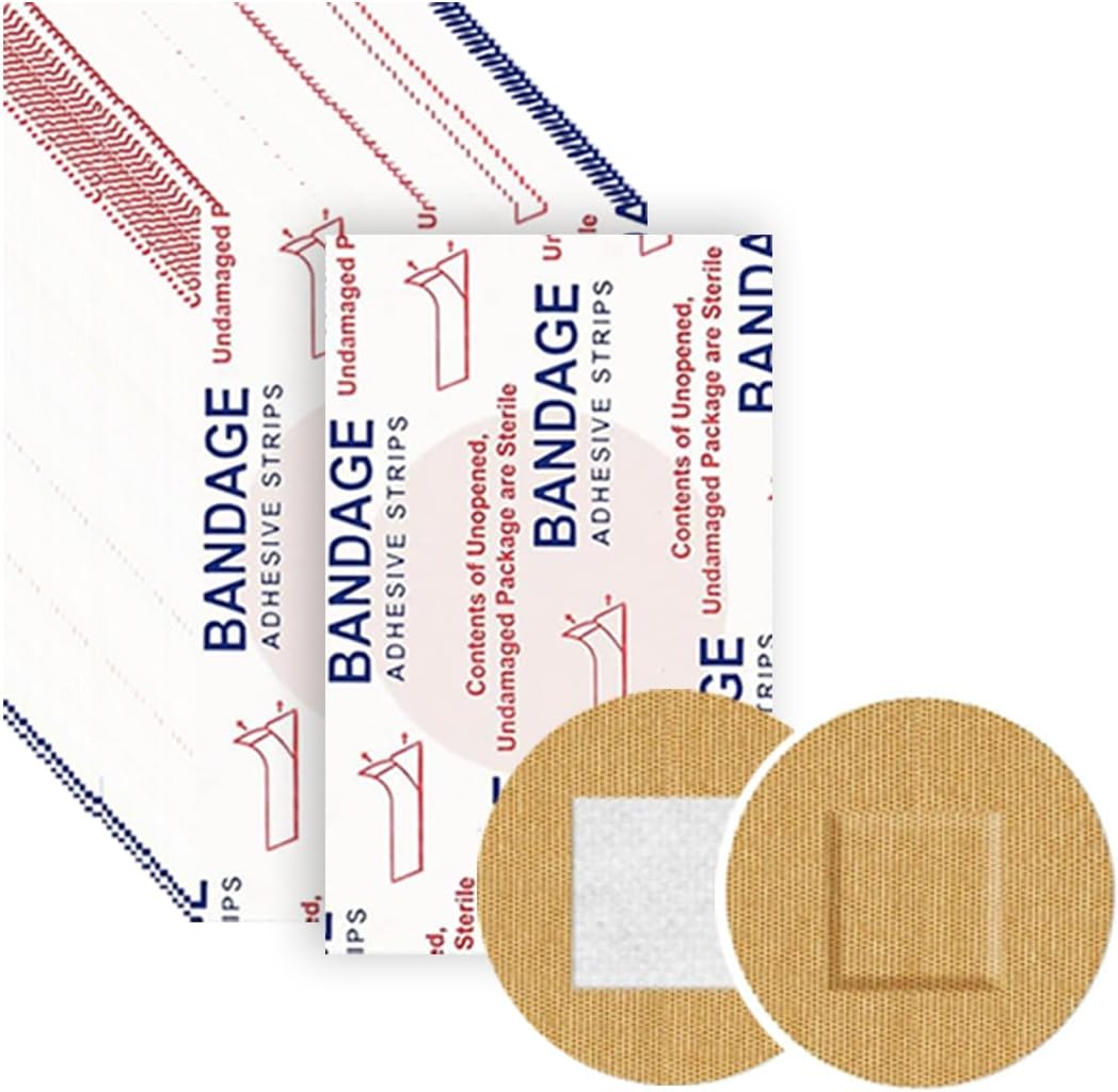 Amazon.com: Adhesive Spot Bandage Flexible Fabric Round Adhesive ...