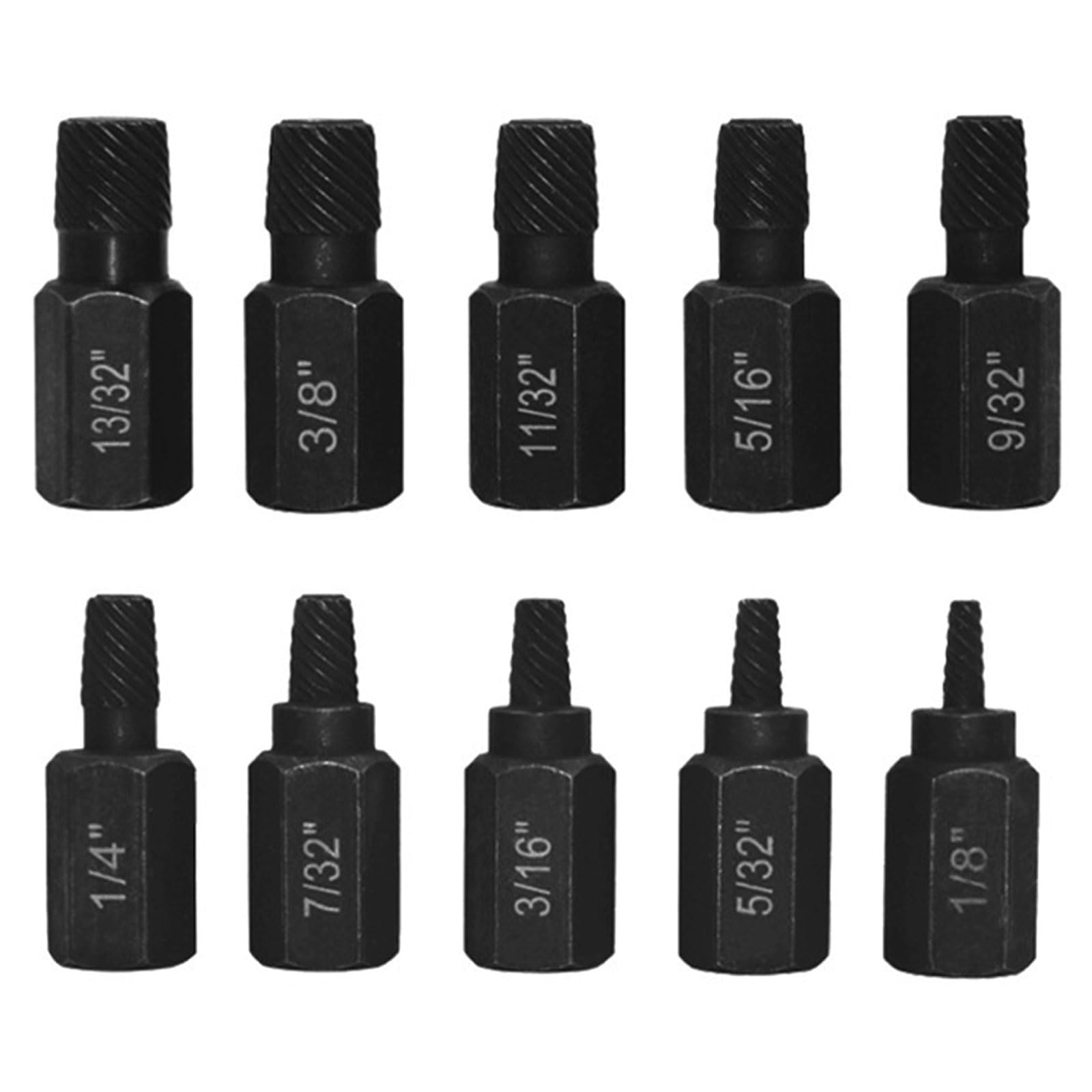 GIONAR 10PCS Bolt Extractor Kit, Broken Screw Extractor Tool, Broken ...