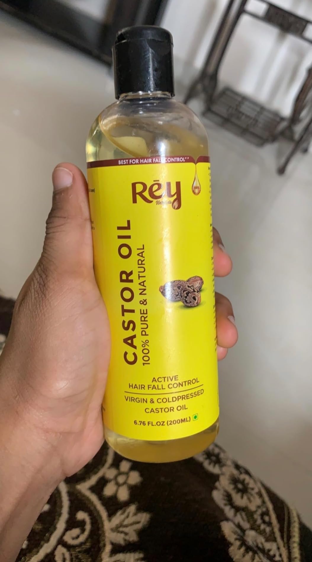 Buy Rey Naturals Premixed Castor Oil Plus Sesame Oil Cold Pressed ...