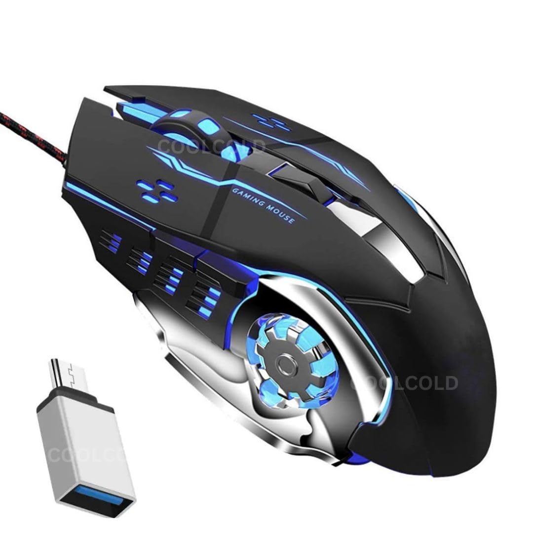 Buy COOLCOLD viboton Gaming Mouse, Wired Mouse for Laptops, USB 2.0 ...