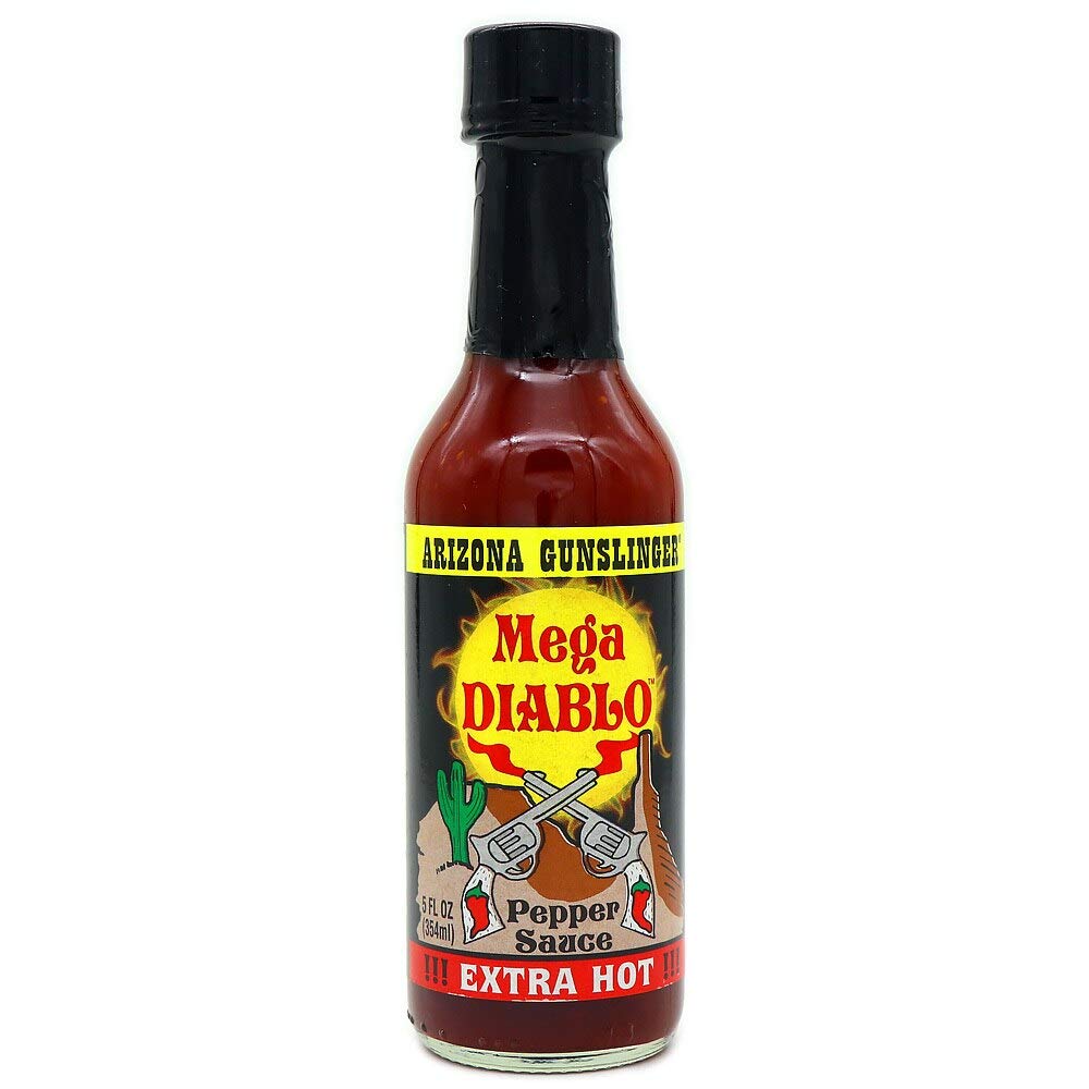 Amazon.com : Arizona Gunslinger Mega Diablo Hot Sauce – Extreme Pepper ...