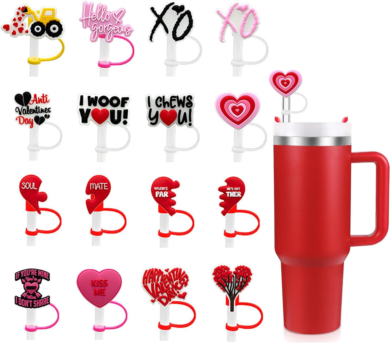 Amazon.com: Straw Cover Compatible With Owala 40oz,Straw Covers Cap ...