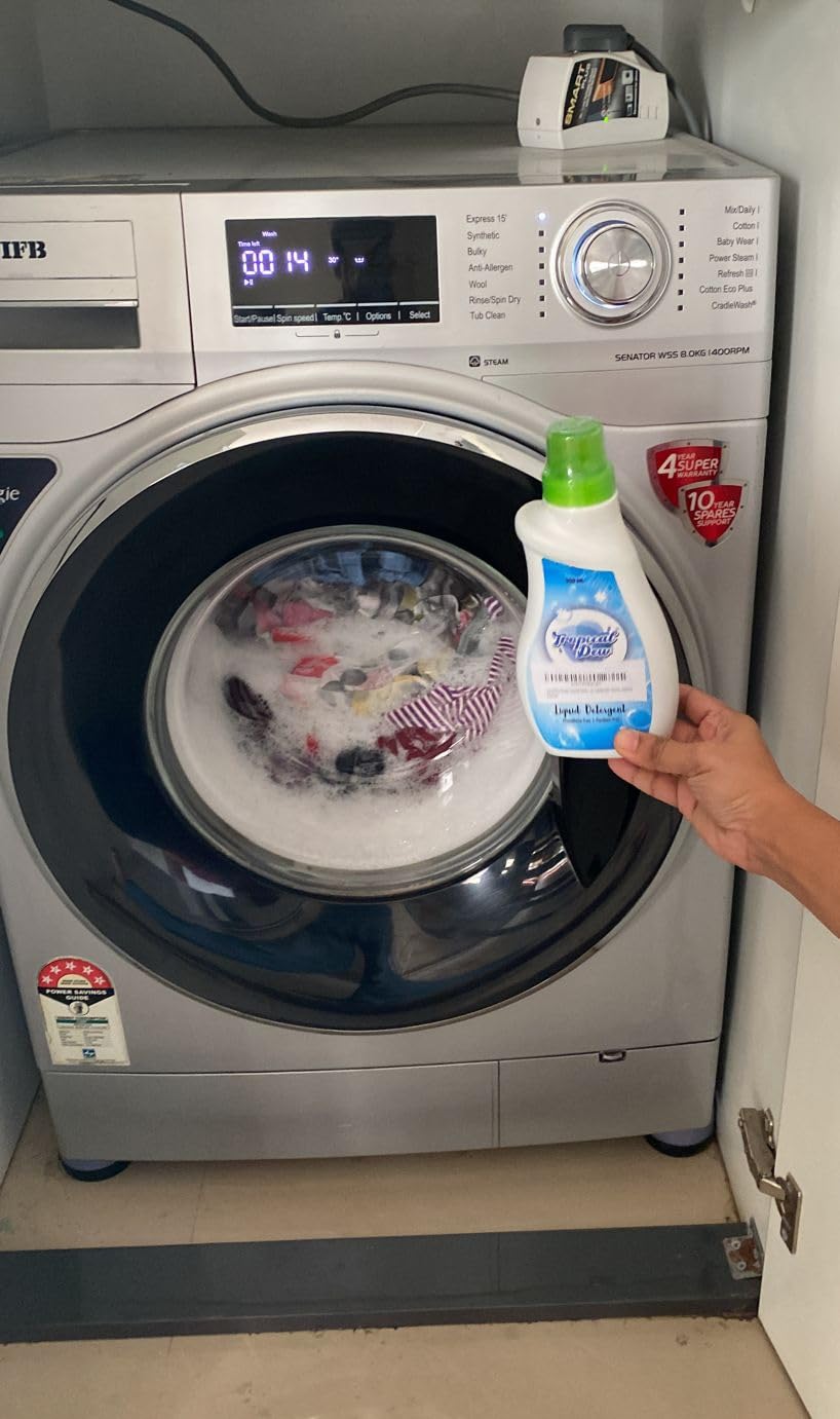 Tropical Dew Top & Front Load Liquid Detergent- 500ml, Plant-Based ...