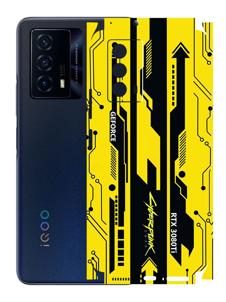 AtOdds - Vivo IQOO Z5 Mobile Back Skin Rear Screen Guard Protector Film ...