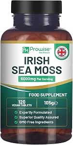 Irish Sea Moss Tablets High Strength 6000mg – Irish Sea Moss Supplement ...