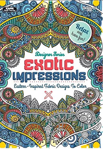 Adult Coloring - Designer Series - Exotic Impressions: Kappa Books ...
