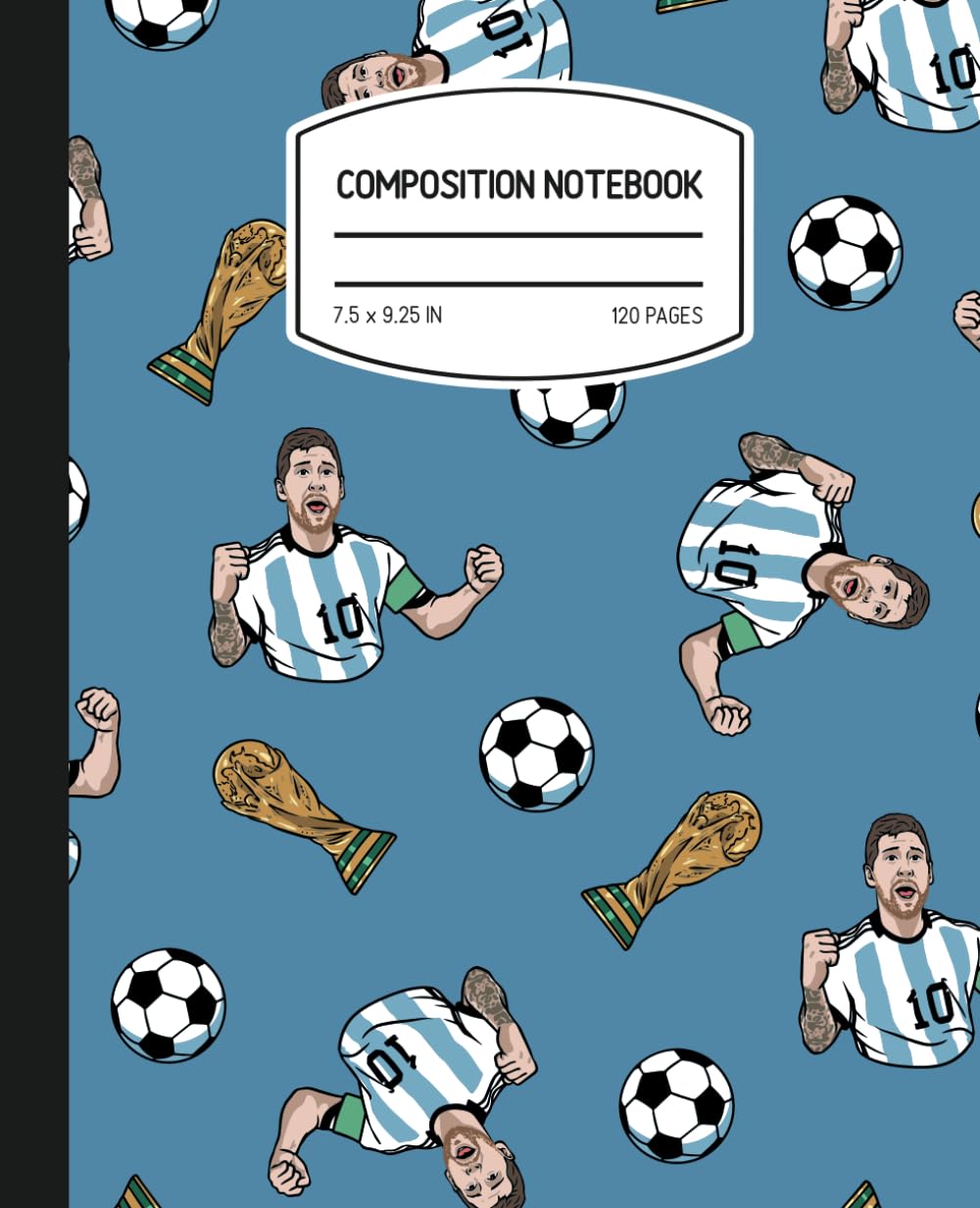 Amazon.com: Lionel Messi Composition Notebook: Back to School Soccer ...
