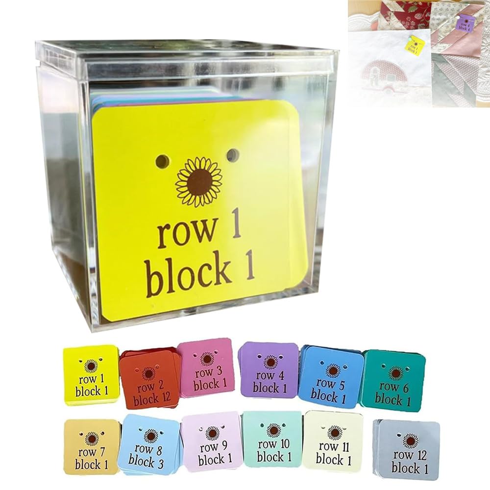 Amazon.com: EFLAL Quilt Block Row Markers - Keep Your Quilt Blocks ...