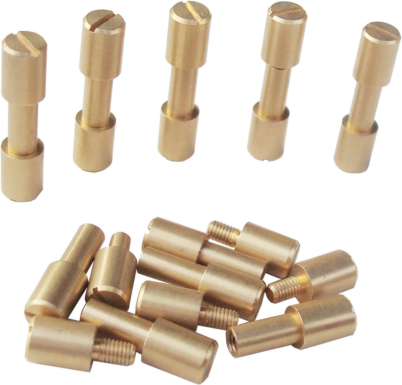 Laiton Corby Boulons Rivets EDC Couteaux Maker Pivot Pin Attaches DIY ...