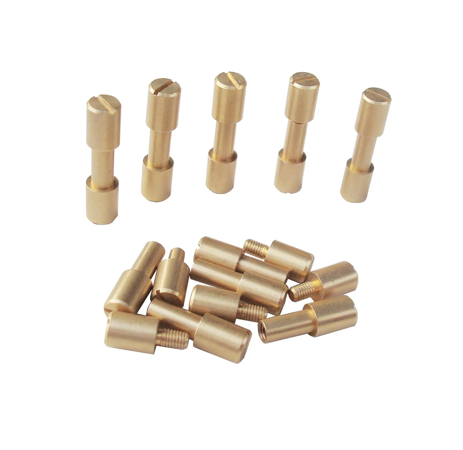 NC HAISDA Brass Corby Bolts Rivets EDC Knives Maker Pivot Pin Fasteners ...