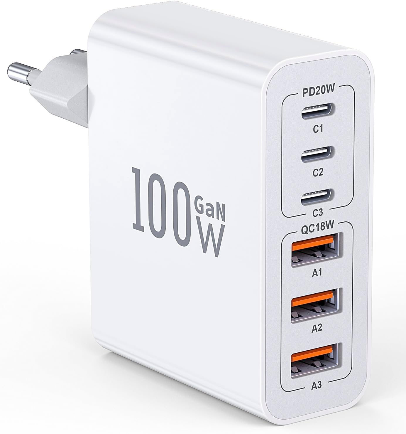 USB C Ladegerät Mehrfach 200W: 8-Port GaN USB C Netzteil ...