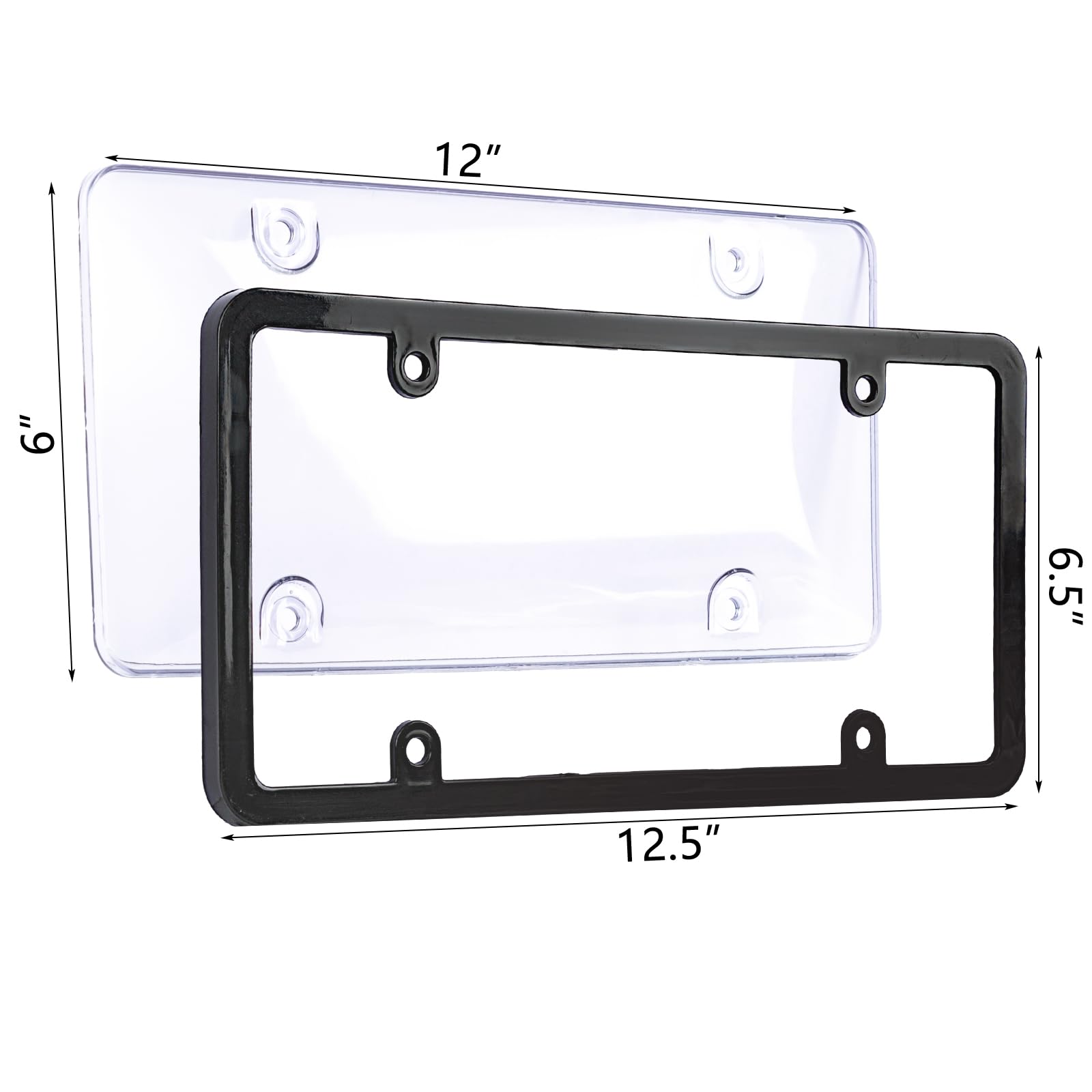 Clear Plastic Plate Covers Plate Cover Polycarbonate, Size: 10" & 11"