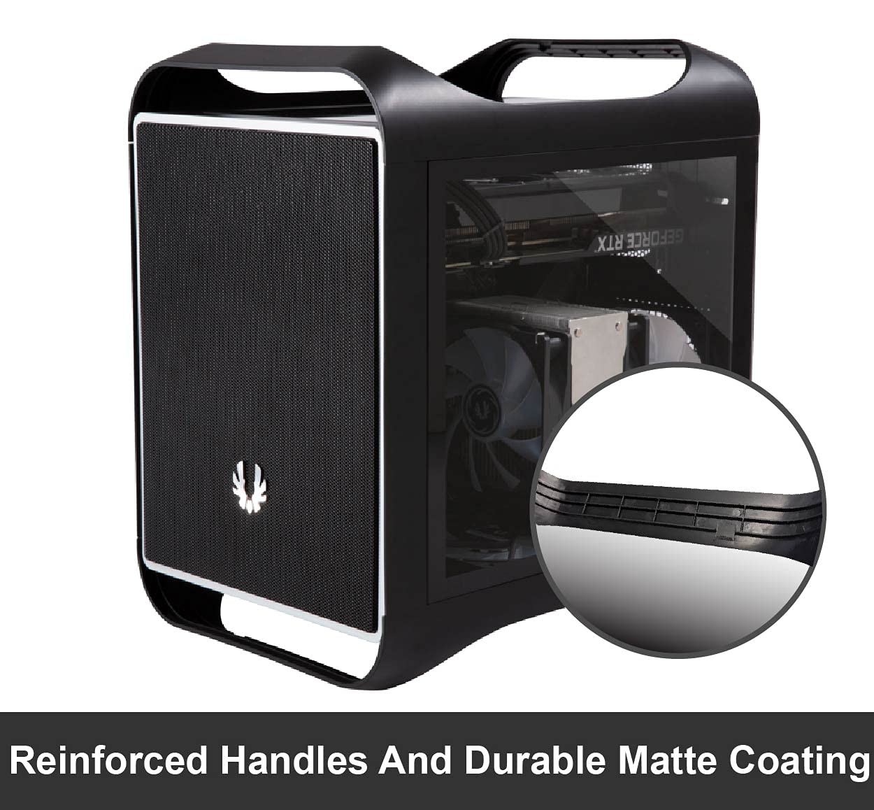 BitFenix Prodigy M 2022 mATX/Mini-ITX Gaming PC Case, 3 ARGB Fans ...
