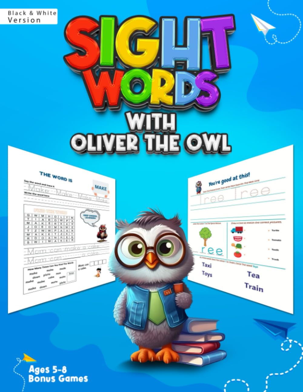 Amazon.com: Sight Words with Oliver the Owl: Writing, Reading and ...