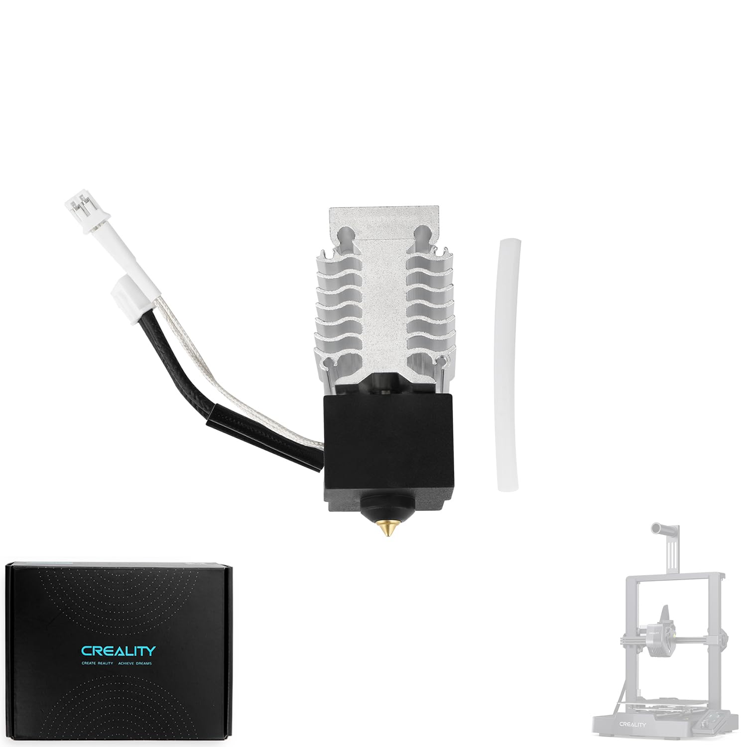 Amazon.com: Creality Ender-3 V3 SE Print Head Kit, Hotend Kit 3D Printe ...