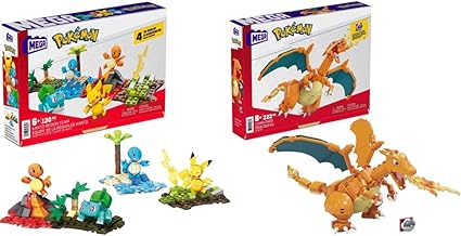 MEGA Pokemon Action Figure Building Toys Set - Kanto Region Team (130 ...