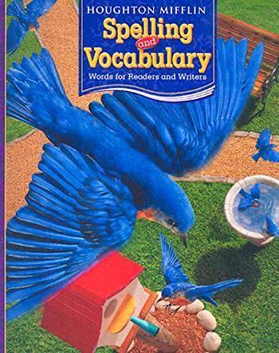 Houghton Mifflin Spelling and Vocabulary: Consumable Student Book Ball and Stick Grade 3 2006 by ...