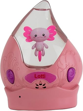 Amazon.com: Aqua Pets Lotti – Super-Cute Axolotl Interactive Floating ...